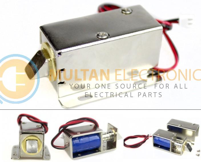 12V Electromagnetic Door Lock , Electronic Magnet | MULTAN ELECTRONICS