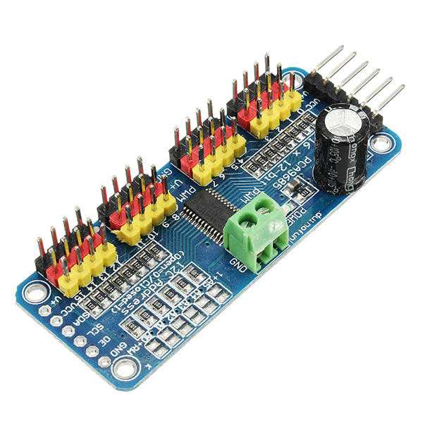 Adafruit PCA9685 16 Channel 12 bit PWM Servo Driver | MULTAN ELECTRONICS