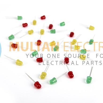 5mm 2 pin LED Red Green Yellow Blue White | MULTAN ELECTRONICS