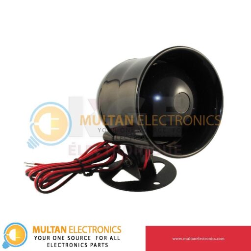 Wired Alarm Siren Horn 15W DC 6 to 12V Outdoor with Bracket for Home ...