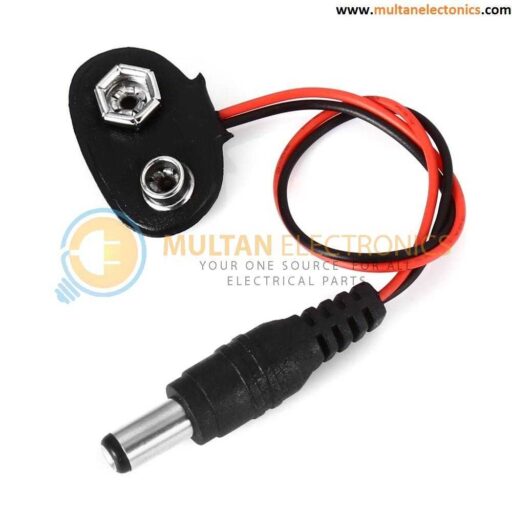 9V Battery Connecter, 9V Battery Clip Plug 2.1 X 5.5mm for Arduino in ...