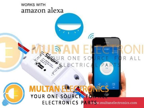 SONOFF Wifi Switch for Alexa Google Home 10A/2200W Wireless Switch ...