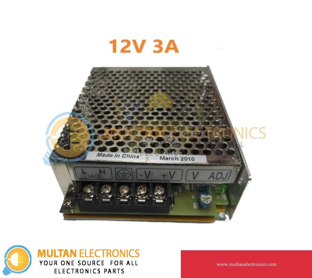 DC 12V Power Adapter Power Supply AC/DC | MULTAN ELECTRONICS