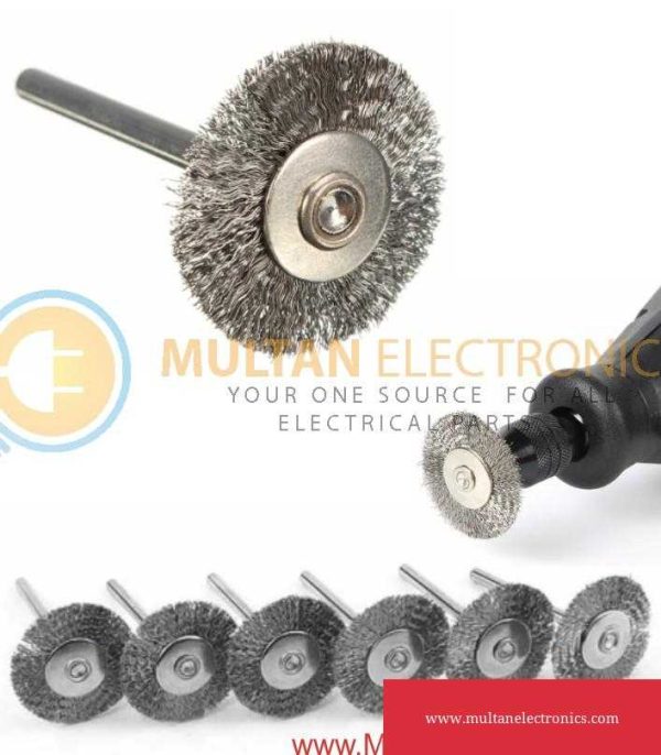 22mm Steel Wire wheel Brush rotary Grinder drill | MULTAN ELECTRONICS