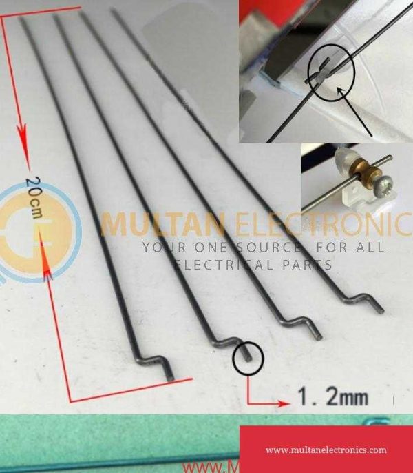 Steel push rod rudder angle 1.2mm push pull rod | MULTAN ELECTRONICS