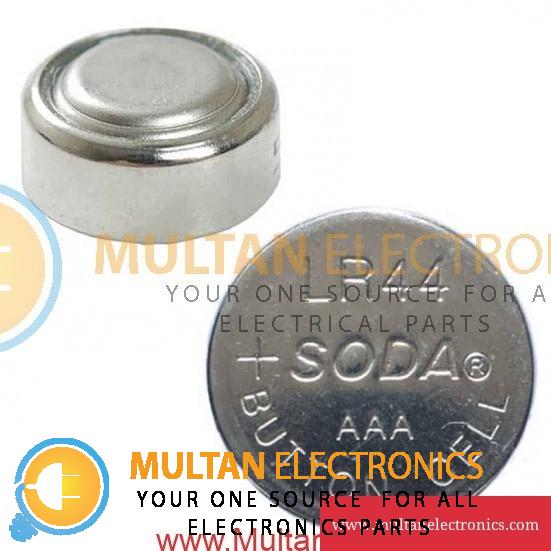 LR44 1.5V Alkaline Button Cell Battery for Temprature Meter | MULTAN ...