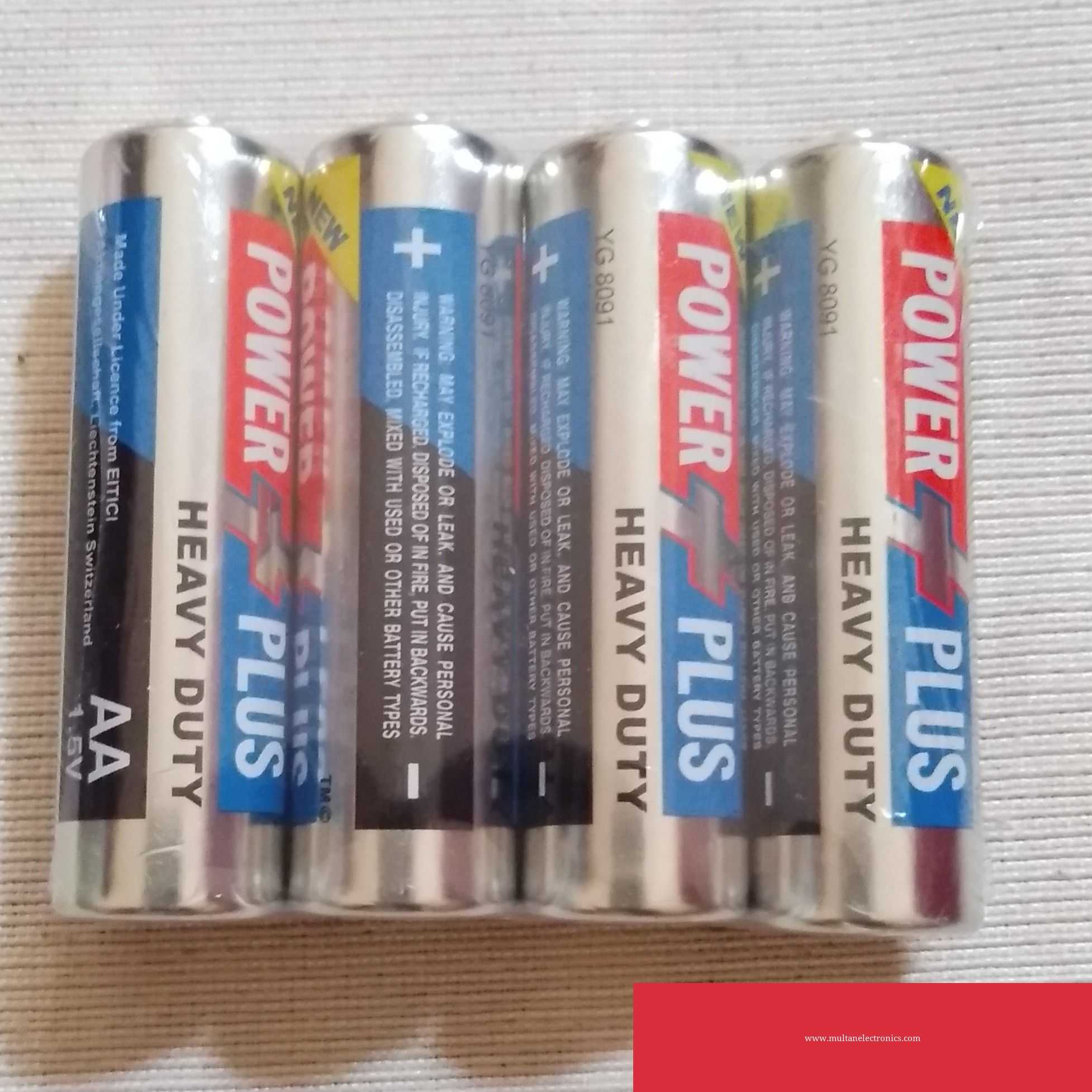 Power Plus Super Heavy Duty AA cells / Batteries | MULTAN ELECTRONICS