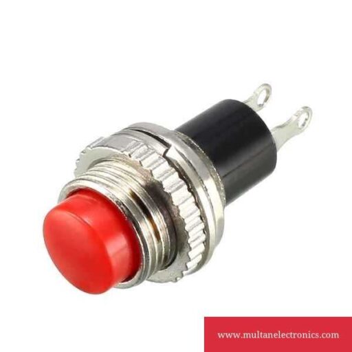 10mm Mounting Hole Red Momentary Push Pull Button Switch SPST | MULTAN ...