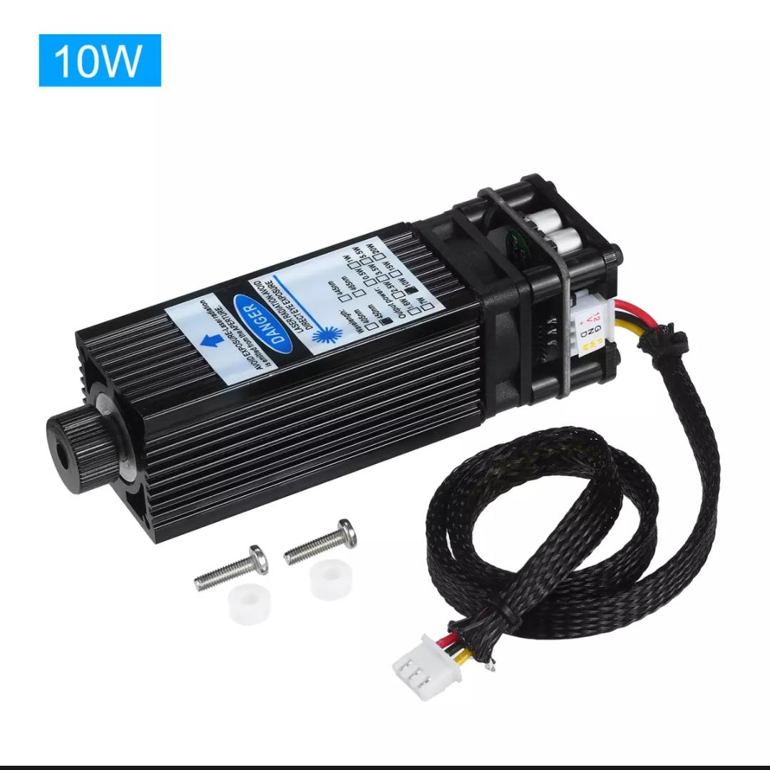 10W 5500mW Blue Laser Module for Engraving | MULTAN ELECTRONICS