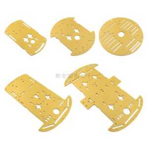 4WD 4 wheel robot chassis car bottom plate | MULTAN ELECTRONICS