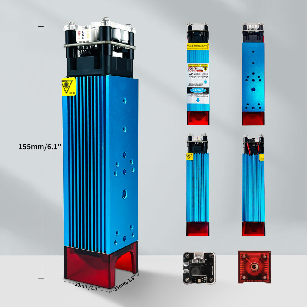 40W Fixed Focus Laser head 450nm Engraver | MULTAN ELECTRONICS