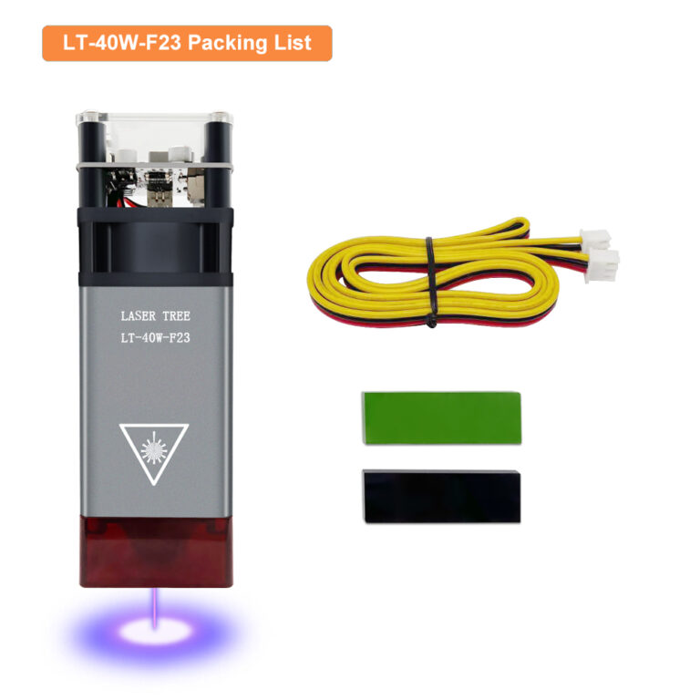 LASER TREE 40W Laser F23 Module 450nm TTL Laser Head Blue Light Module ...