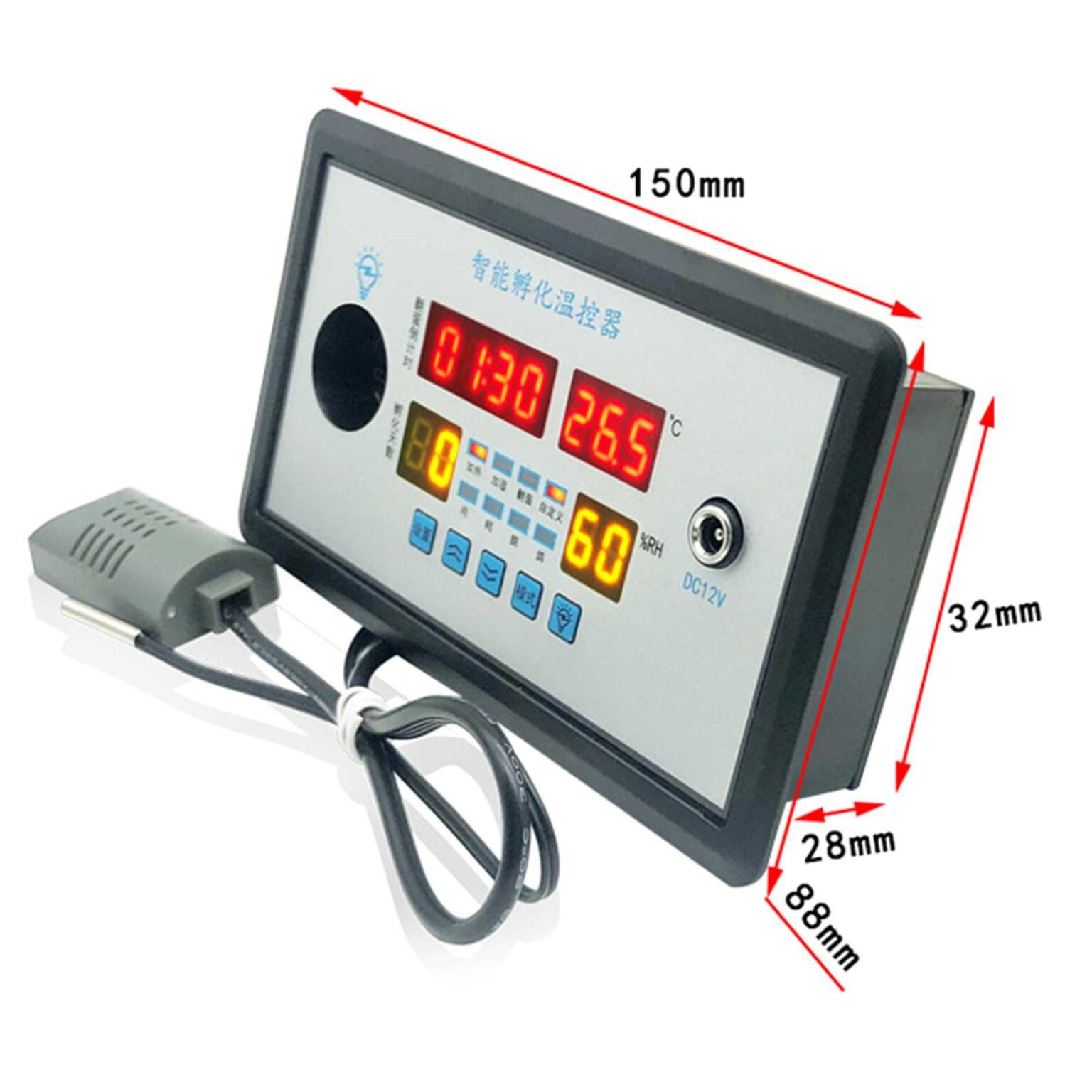 ZFX W9002 Digital Temperature Humidity Controller for Incubator | MULTAN ELECTRONICS