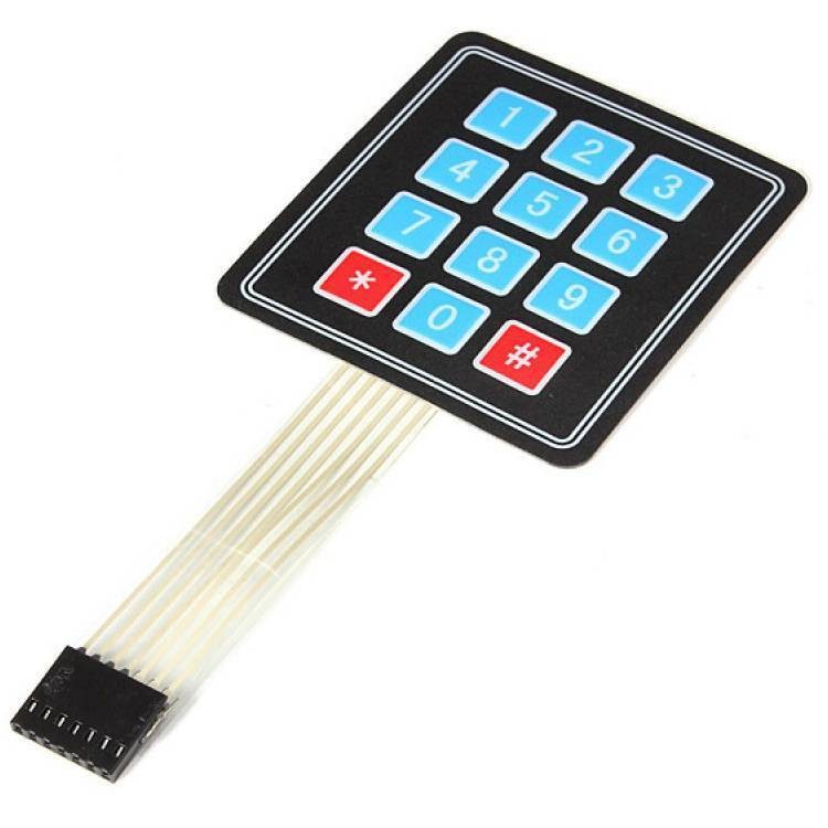 4x5 Keys Matrix Array Membrane KeyPad | MULTAN ELECTRONICS