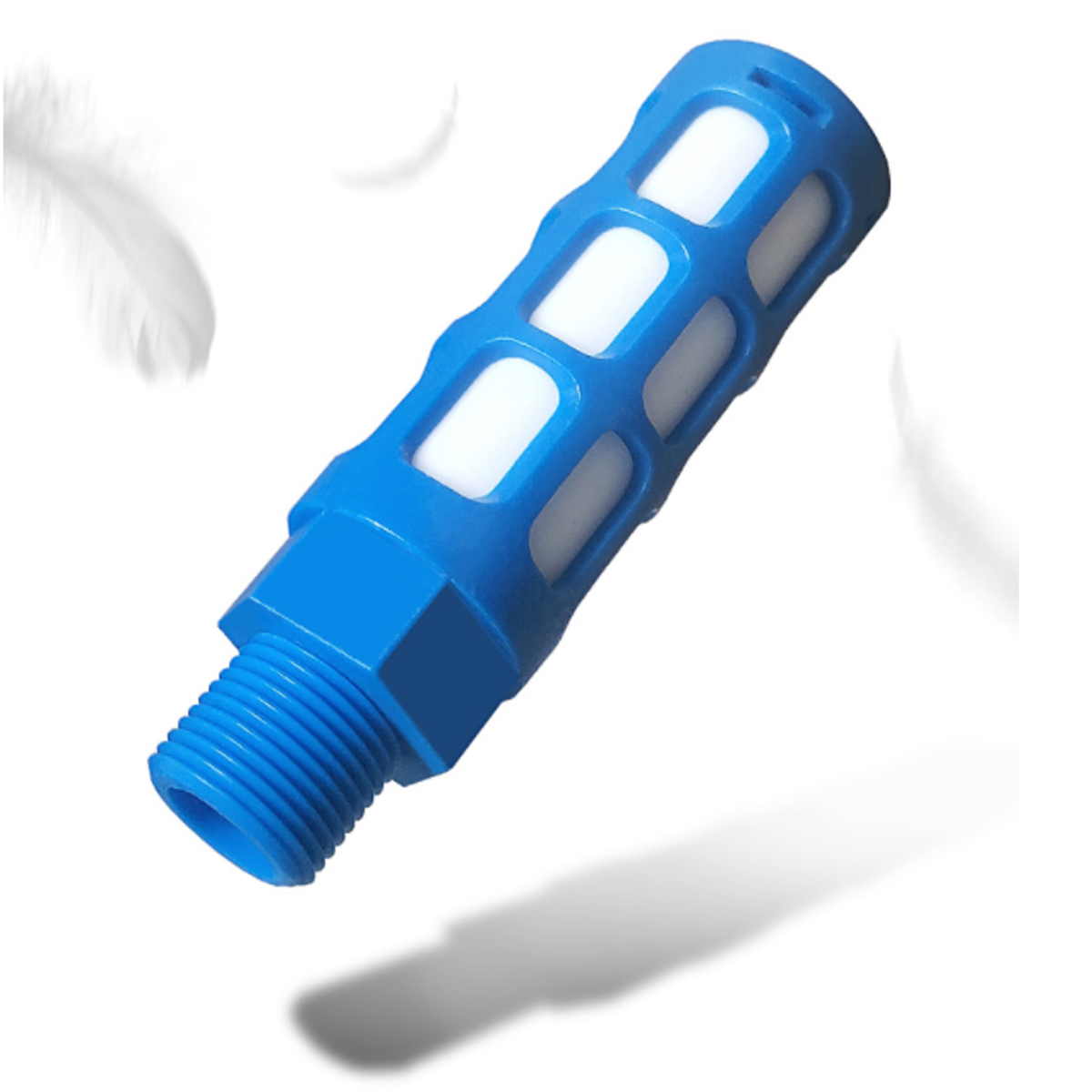 Plastic Air Silencer Exhaust Muffler Pneumatic Noise Filter 3/8 inch ...