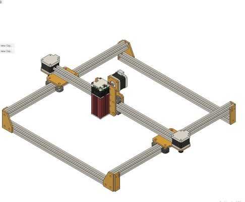 Acro plate set for 2020 Profile cnc Laser Kit in Metal | MULTAN ELECTRONICS