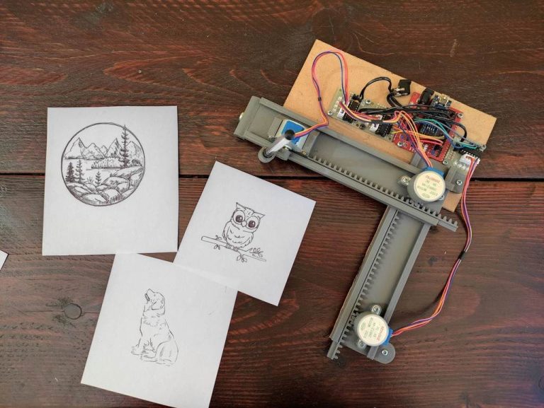 DIY ARDUINO MINI CNC PLOTTER - WRITING & DRAWING MACHINE | MULTAN ...