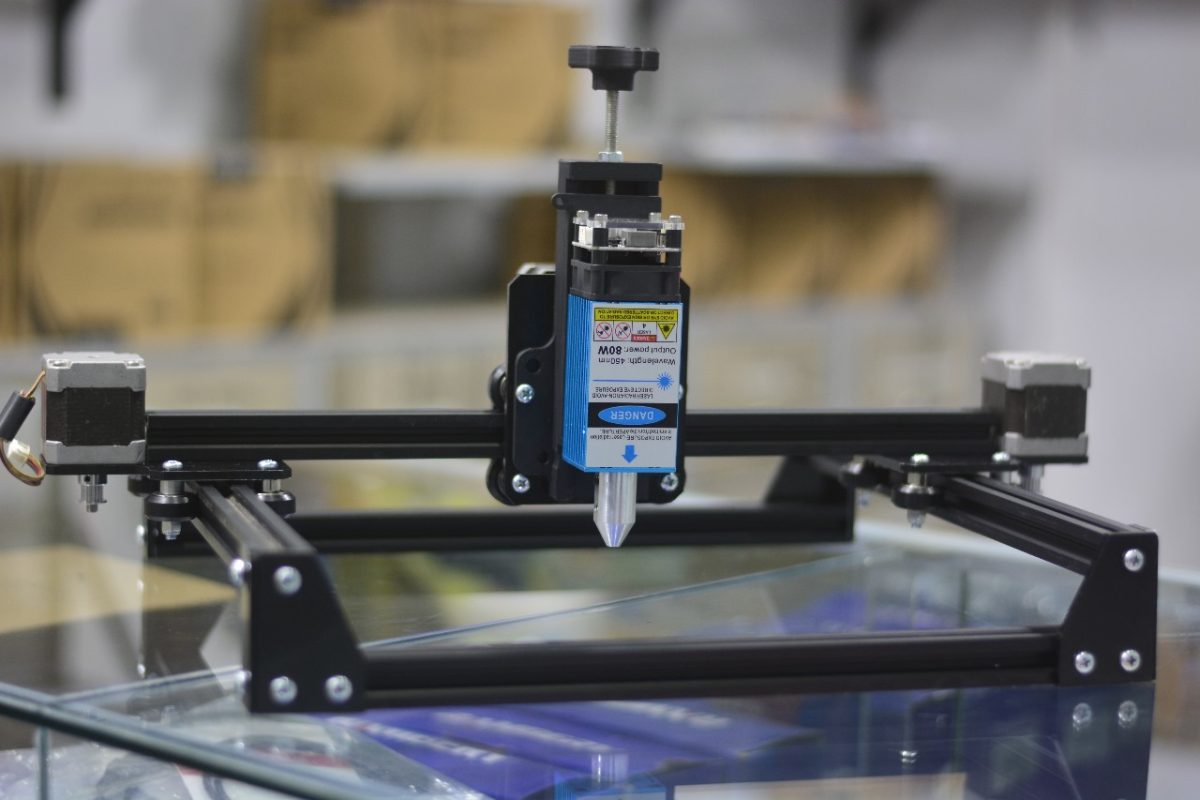 DIY Kit of A4 Size Working CNC Laser Engraver Machine