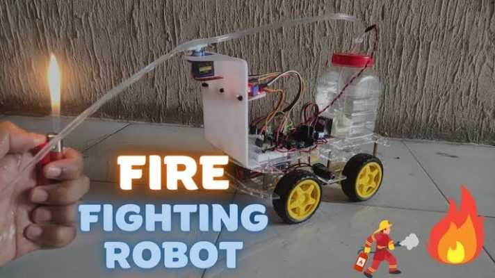 Fire Fighter Robot With Obstacle Detection FYP Arduino Project