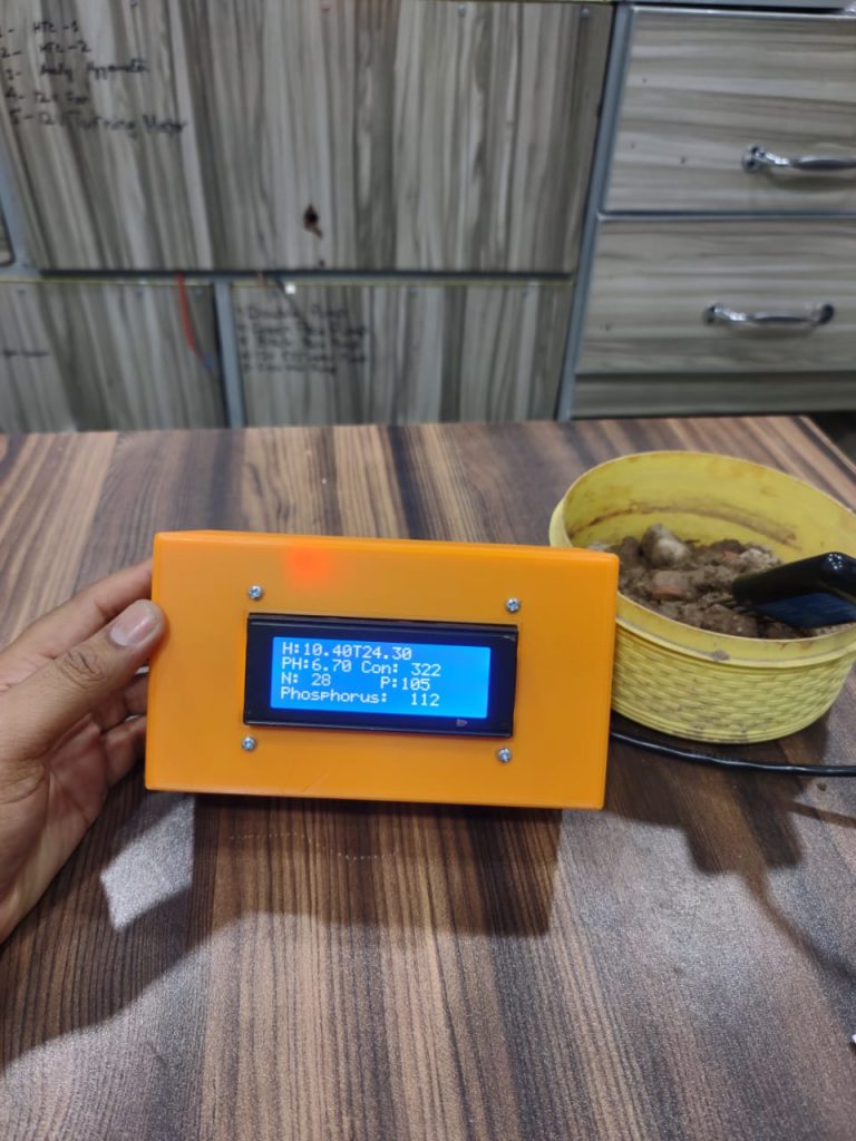 7 IN ONE NPK MONITORING METER PROJECT WITH BATTERY BACKUP | MULTAN ...