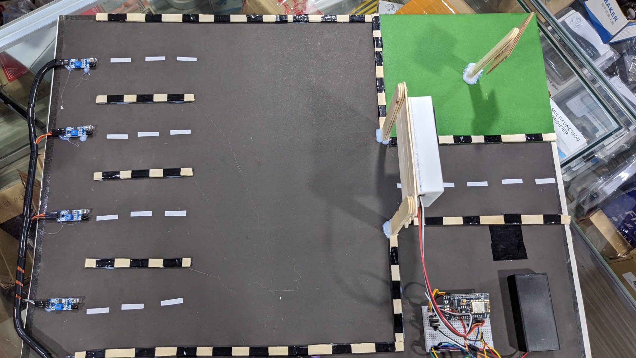 IOT Based Car Parking Project 4 Slot Parking | MULTAN ELECTRONICS