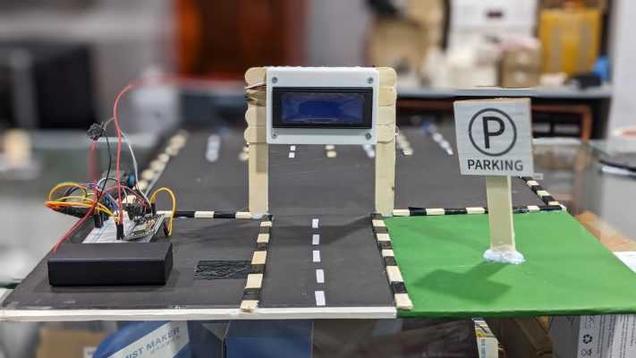 IOT Based Car Parking Project 4 Slot Parking | MULTAN ELECTRONICS
