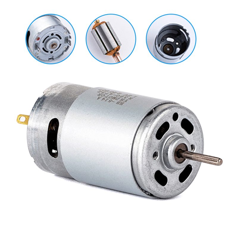 7512 Brushed DC motor 220V 12000RPM Miniature Compensated Carbon Brush ...